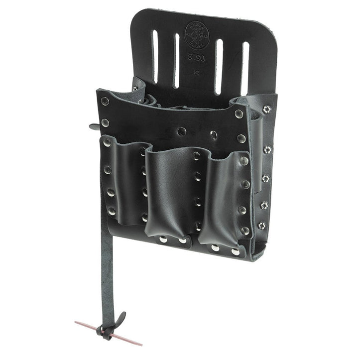 Klein 10-Pocket Linemen Leather Tool Pouch - 5190